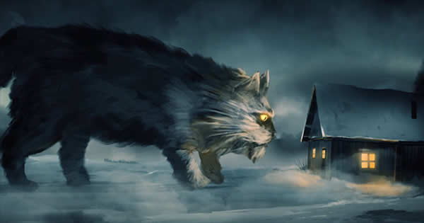 Legend of the Yule Cat - Iceland's Fearsome Feline